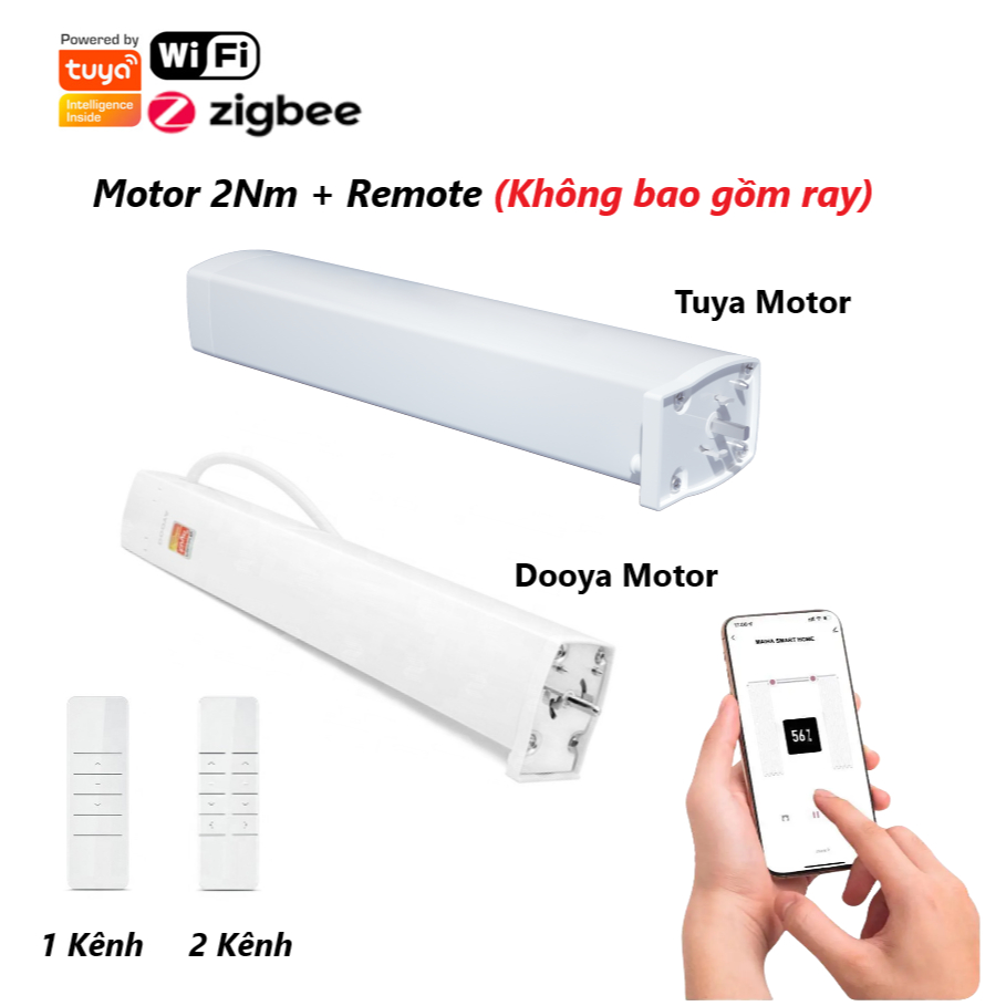 Dooya T11 / T12 / Tuya Wifi / Zigbee Automatic Curtain Motor Tuya Wifi ...