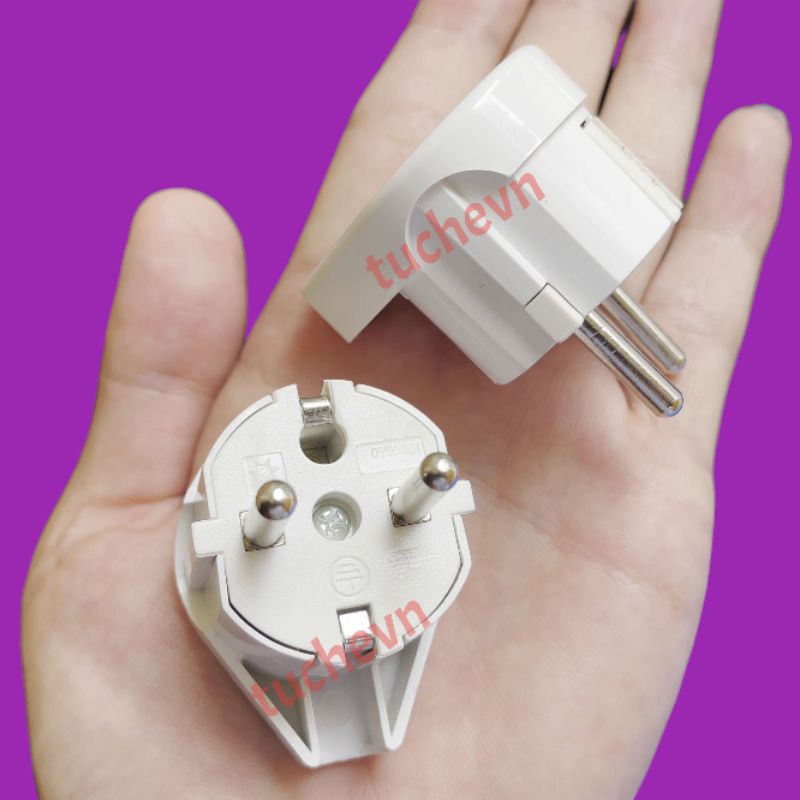 European standard 90 degree folding power plug 16A 250V high load ...