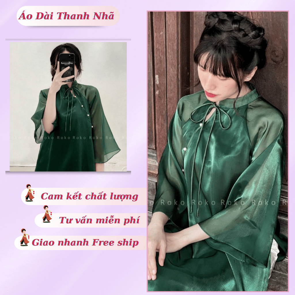 Ha Ngoc innovative ao dai MODEL HOTREND 2024, beautiful ao dai model ...