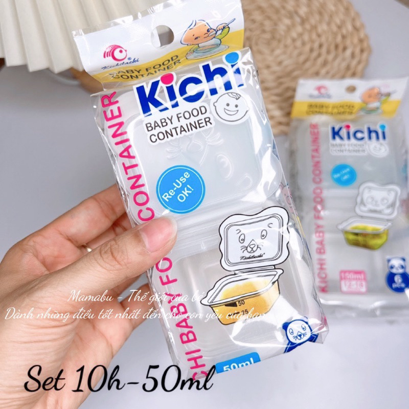 Richell Japanese Baby Food Freezer Box, Baby Food Freezer Divider ...
