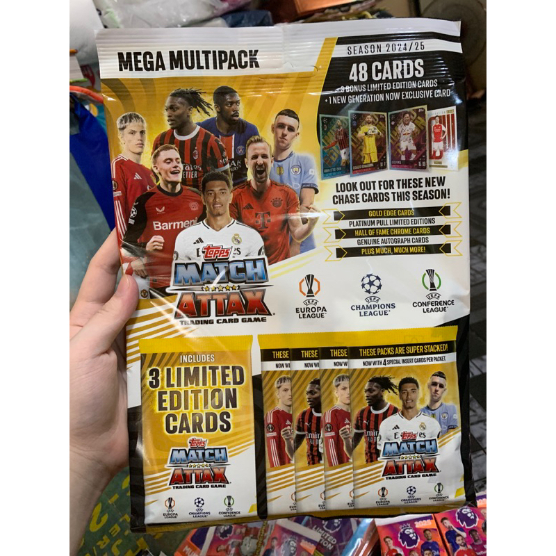 Match ATTAX MEGA MULTIPACK 24/25 PLAYER CARD PACK | Shopee Malaysia