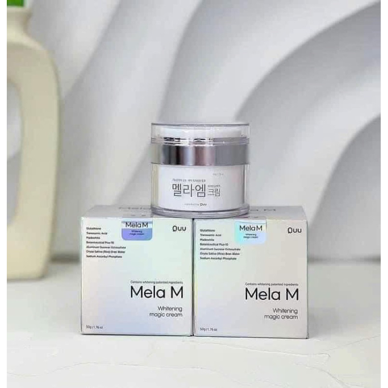 Mela M skin whitening cream new model 50gr | Shopee Malaysia