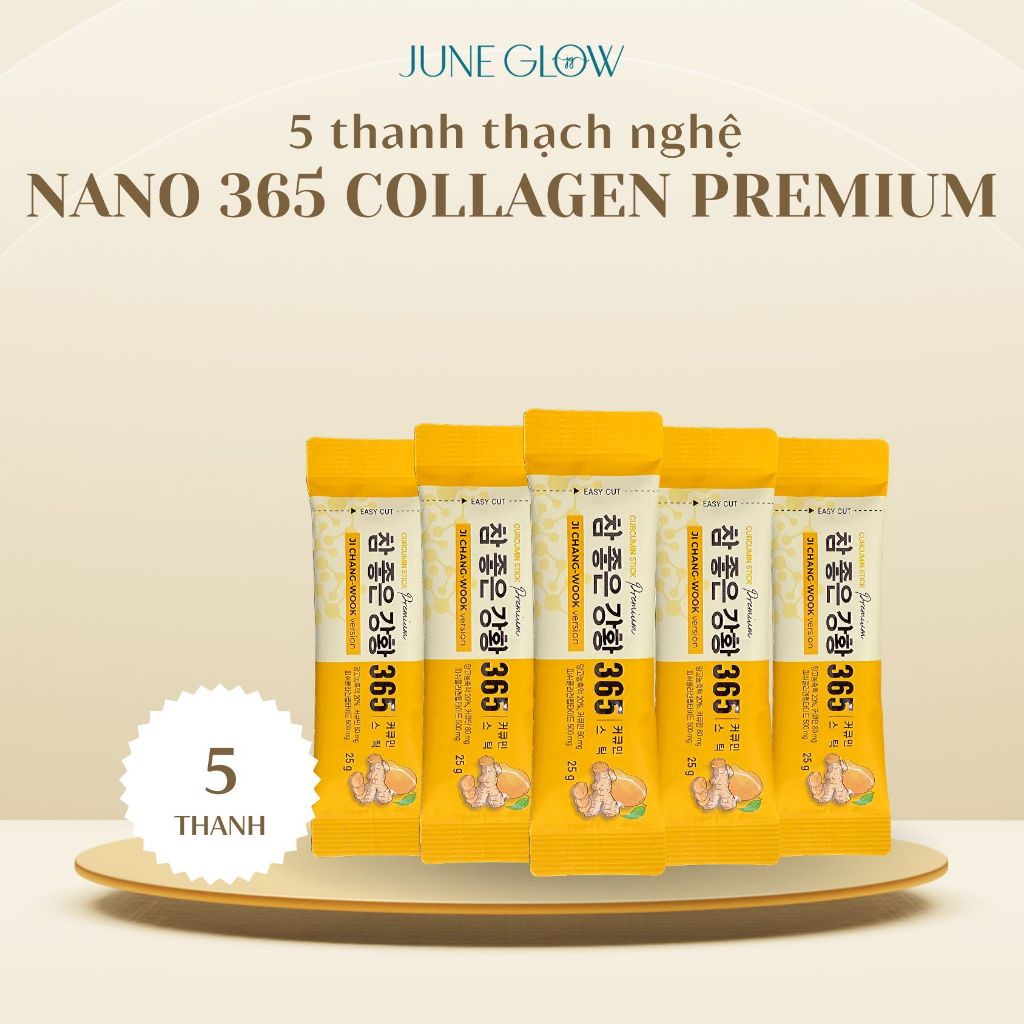 [Sample] 5 bars of Nano 365 Collagen Premium turmeric jelly with mango ...
