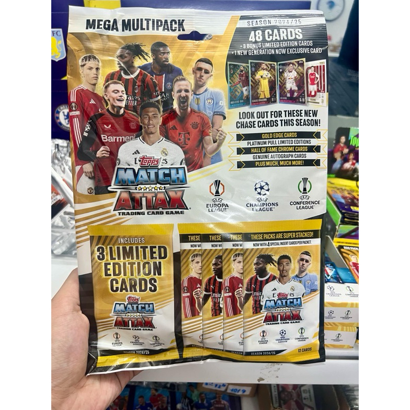 Mega Multipack Topps Match Attax 2024/25 Football Card Pack | Shopee ...