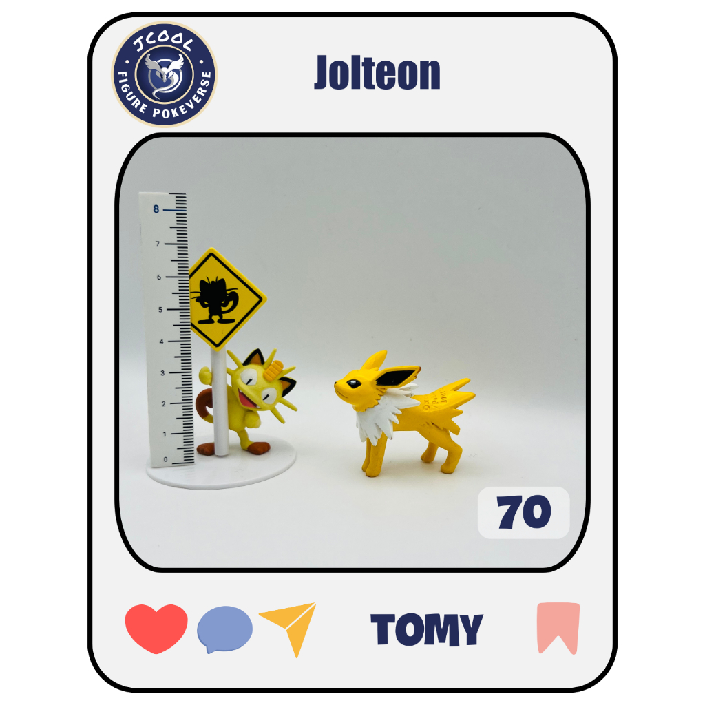 Jolteon - Gen 1 Kanto region - Genuine Pokemon model TAKARA TOMY ...
