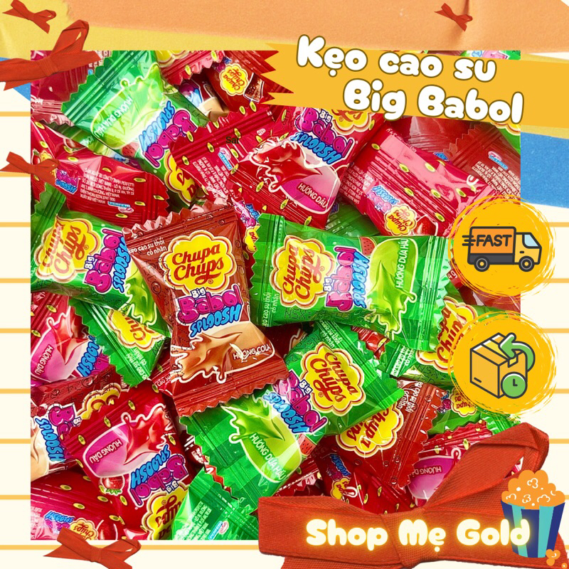 Big babol Chupa Chups blowing gum with mixed flavor syrup (3,4g pack), snacks | Shopee Malaysia
