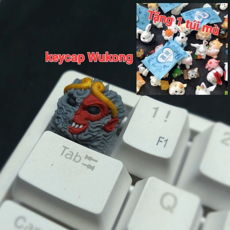 Wukong Keycap red-gray tone decorates mechanical keyboard | Shopee Malaysia