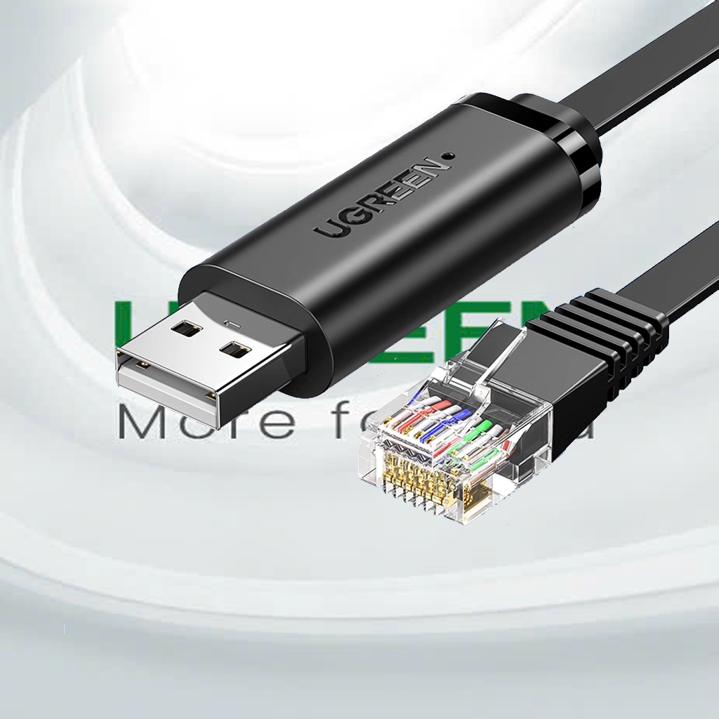 Console Programming Cable USB To RJ45 Ugreen CM204 Chip set FTDI ...