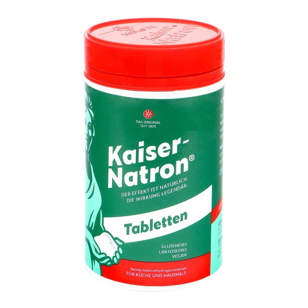 Baking Soda Kaiser Natron Tablets, 100 Tablets + 50g powder - Germany ...