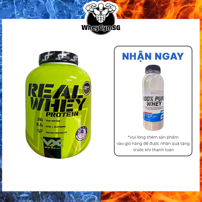Vitaxtrong REAL WHEY PROTEIN 5LB Lean Muscle Gaining Supplement | Shopee Malaysia