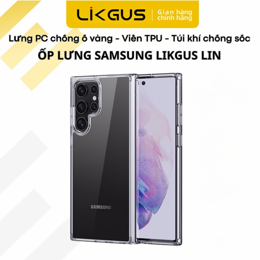 Samsung Galaxy S25 S24 S23 S22 S21 S20 FE Ultra Plus Likgus LIN Clear ...