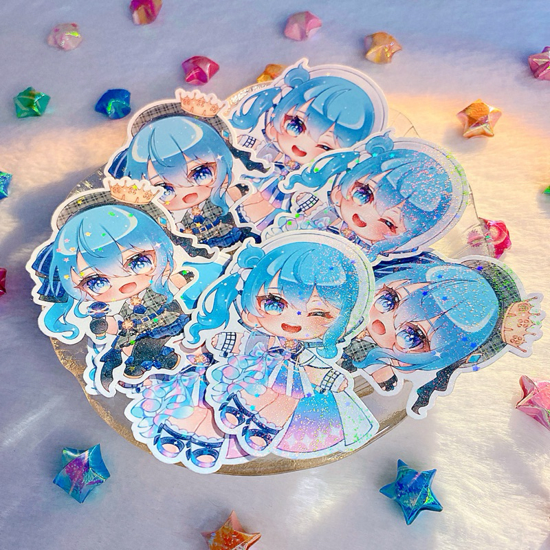 Compilation of Hololive Vtuber Hoshimachi Suisei Stickers | Shopee Malaysia