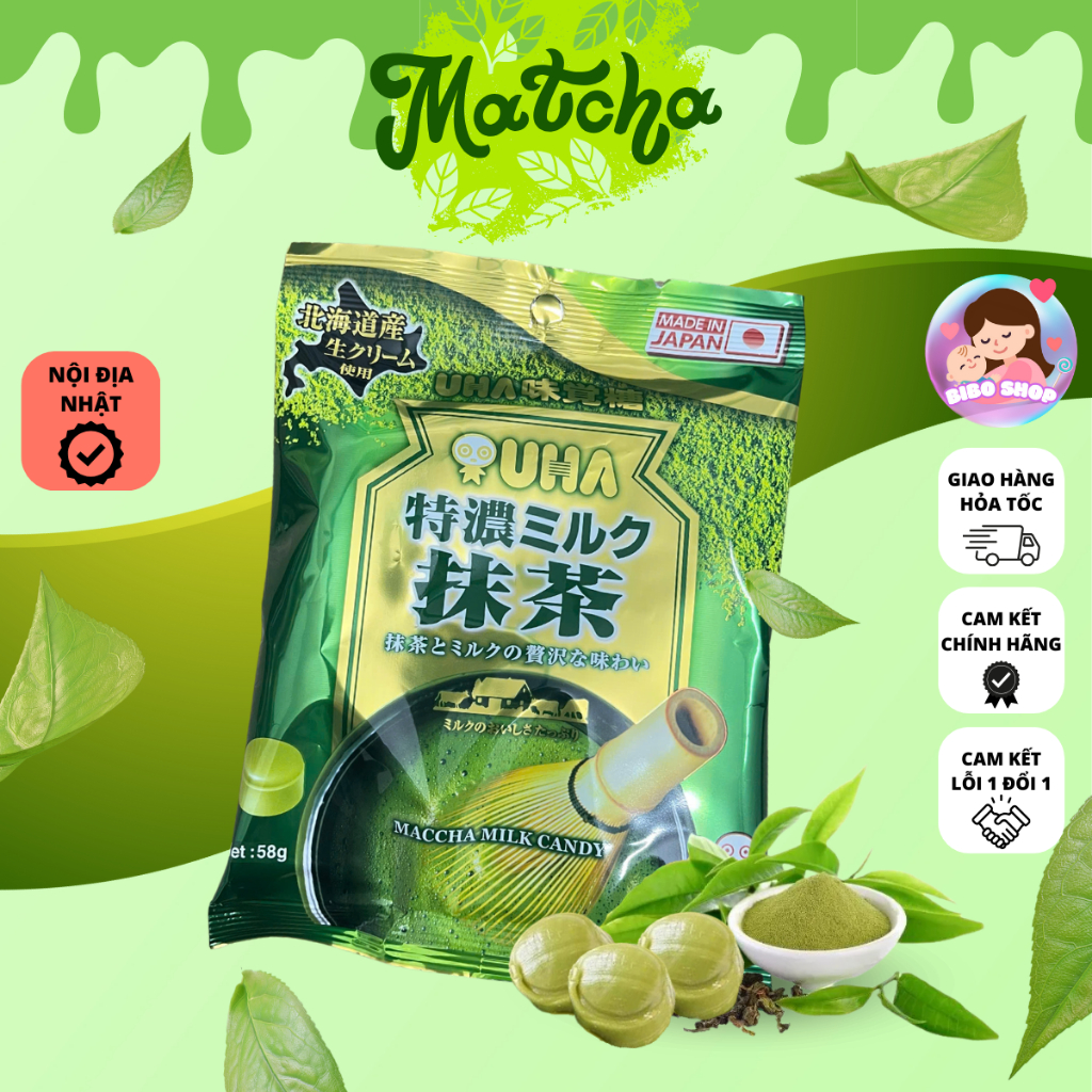 [HSD 7.2026] Famous UHA Matcha Green Tea Candy - Domestic Japan ...