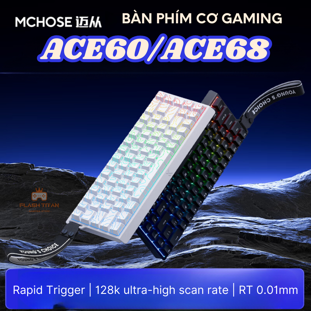Mchose ACE 60 / ACE 68 Mechanical Gaming Keyboard - Rapid Trigger ...