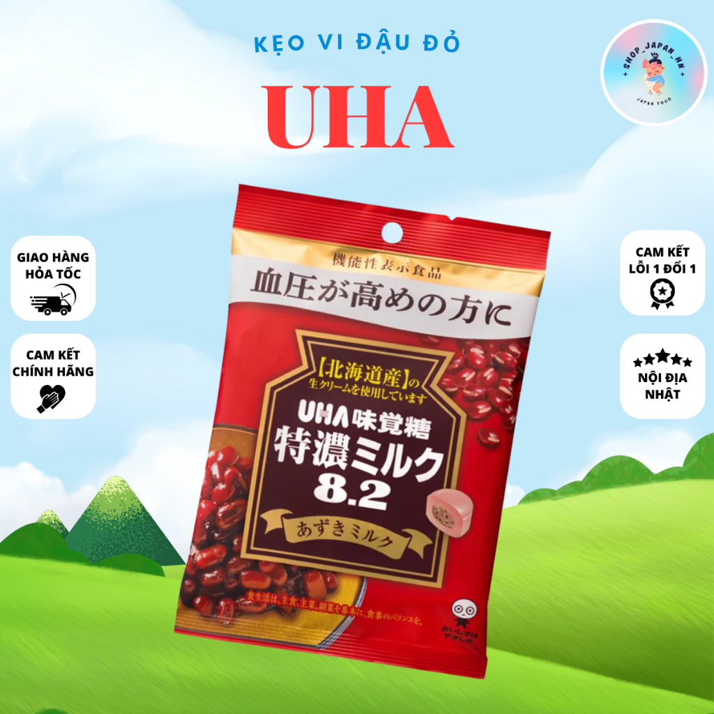 [Expedition 10/2025] Japanese UHA candy red bean flavor 93g | Shopee Malaysia