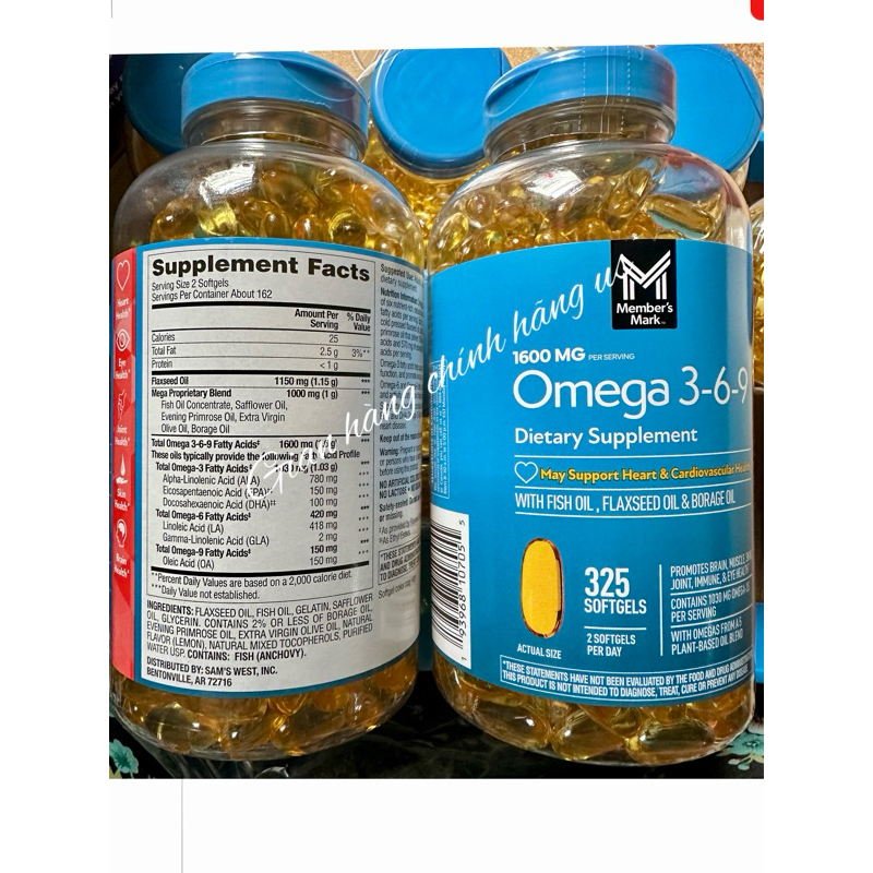 [American product]date/2026 American Omega 369 pills (325 pills ...