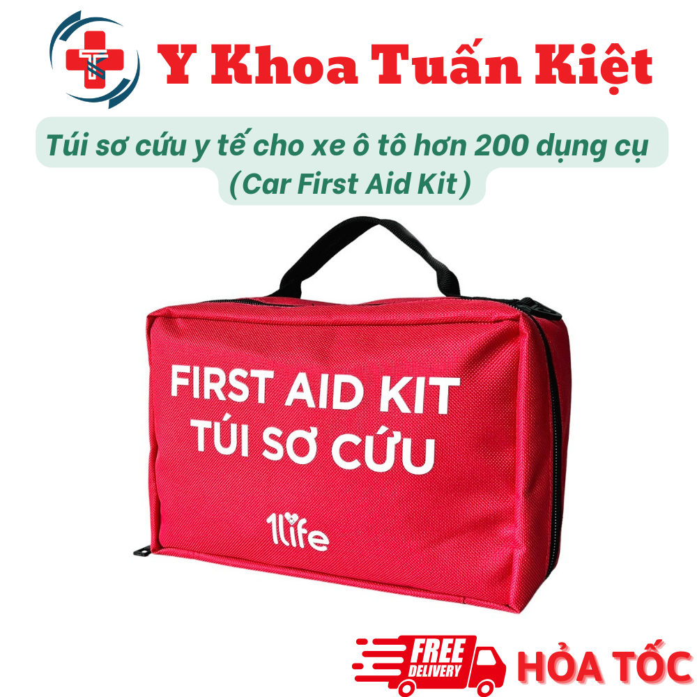 1life medical First Aid bag for cars with more than 200 tools - Car ...