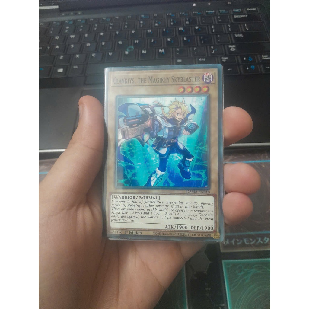 [ 20250212 ] Genuine Yugioh TCG Card Clavkeys, the Magikey Skyblaster ...