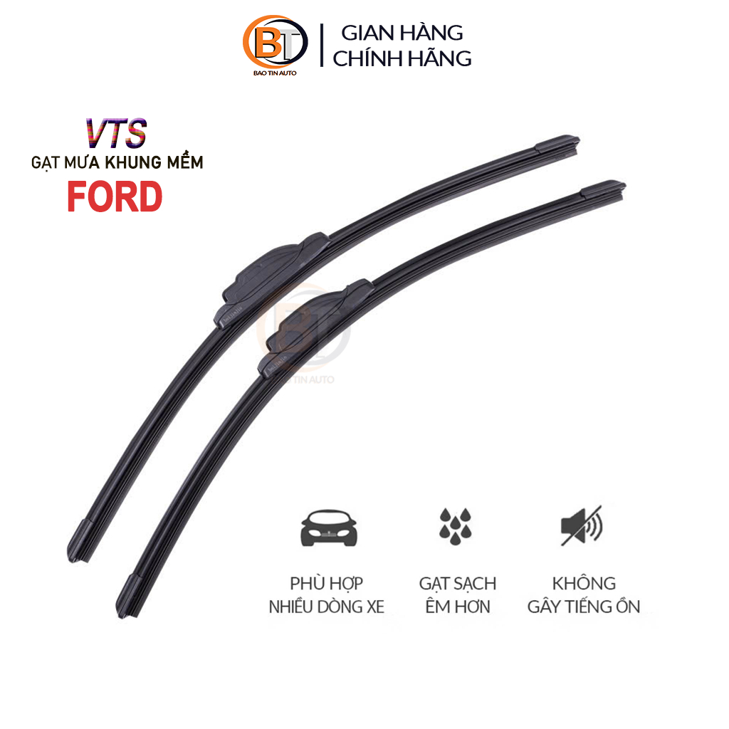 Soft frame wipers for Ford Ranger, Focus, Everest, Ecosport, Ranger ...