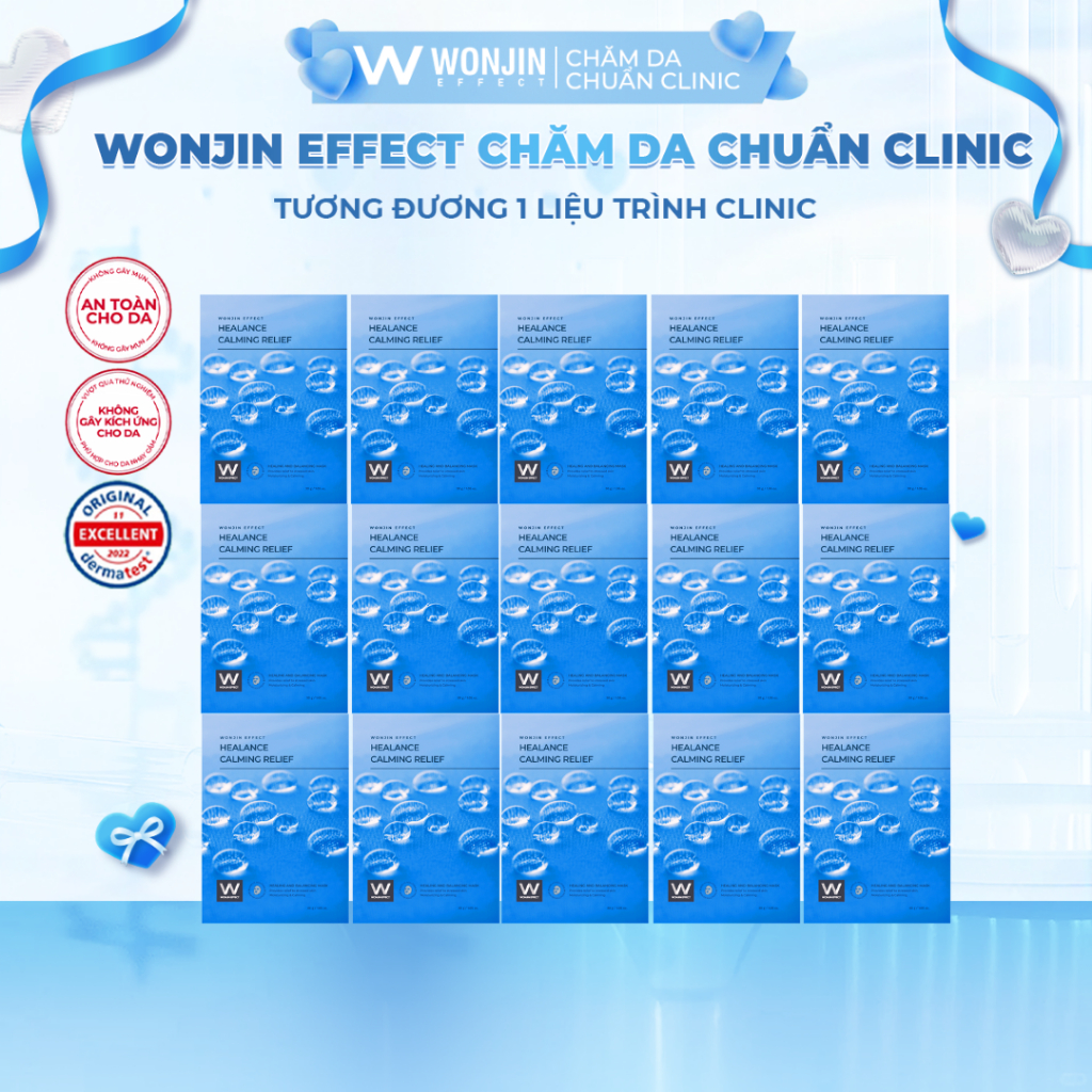 Box of 15 WonJin Effect Healance Calming Relief Mask 30g [B5] | Shopee Malaysia