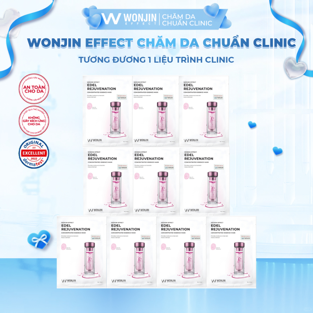 Combo of 10 WonJin Effect Edel Rejuvenation Mask 30g[B1] | Shopee Malaysia