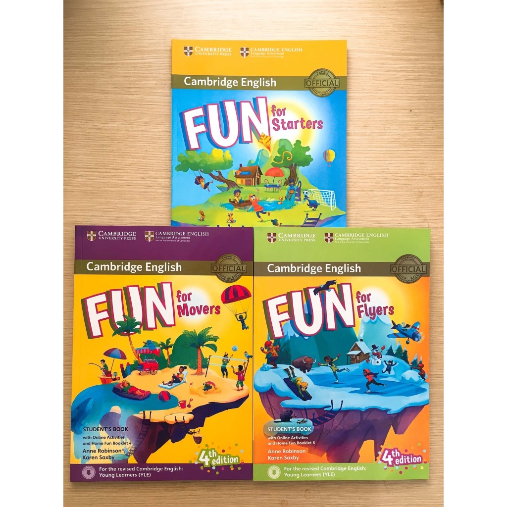 Book - Combo Fun for Starters, mover, flyer (4th Edition) | Shopee Malaysia