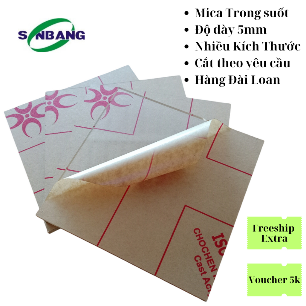 5mm Thick Transparent Mica Plastic Sheet, Meca, Mika, Acrylic Cut to ...