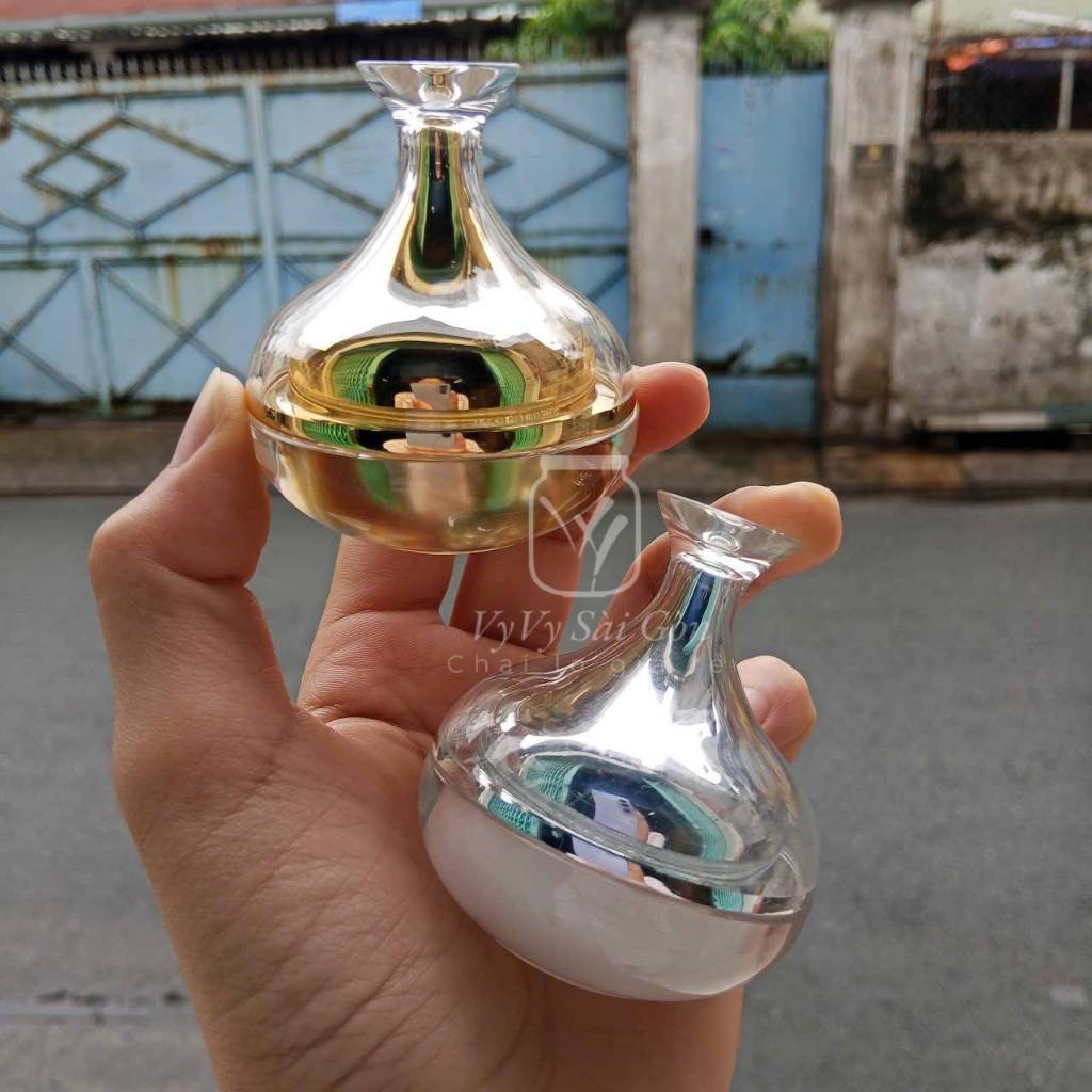 Water drop jar 10g gold, silver / face jar 10g | Shopee Malaysia