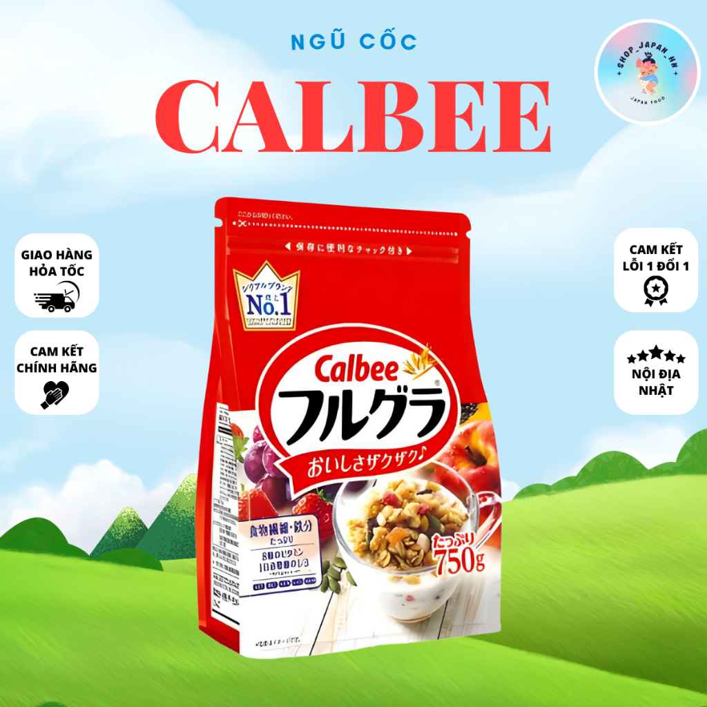 [HSD 7/2025] Red Calbee Cereal, Calbee Japanese Fruit Cereal 750g | Shopee Malaysia