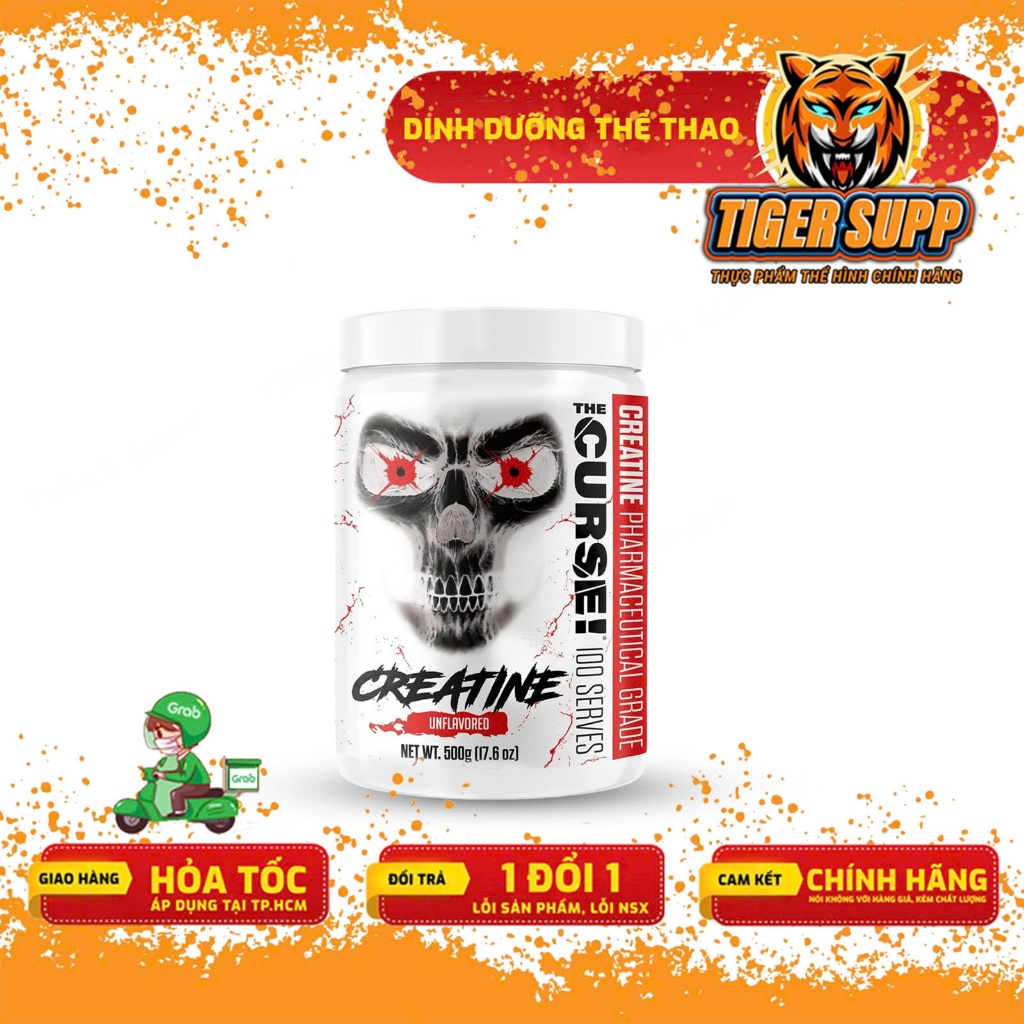 The Curse Creatine - Muscle strength and size powder mixture (300/500g ...