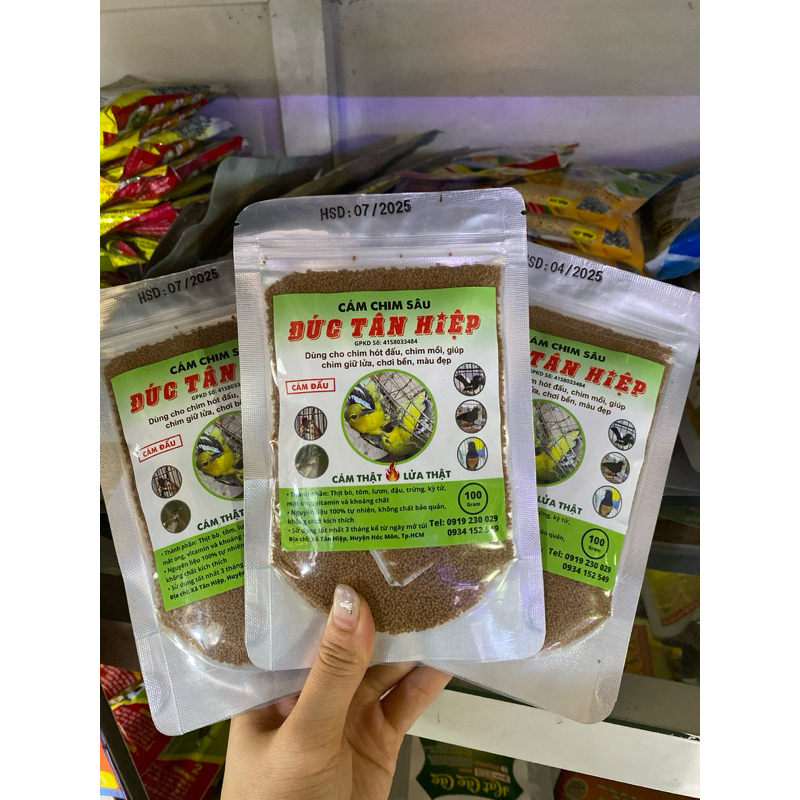 Tan Hiep Duc Deep Bird Bran (Cam Dau - Pellets) - 100g Pack | Shopee ...