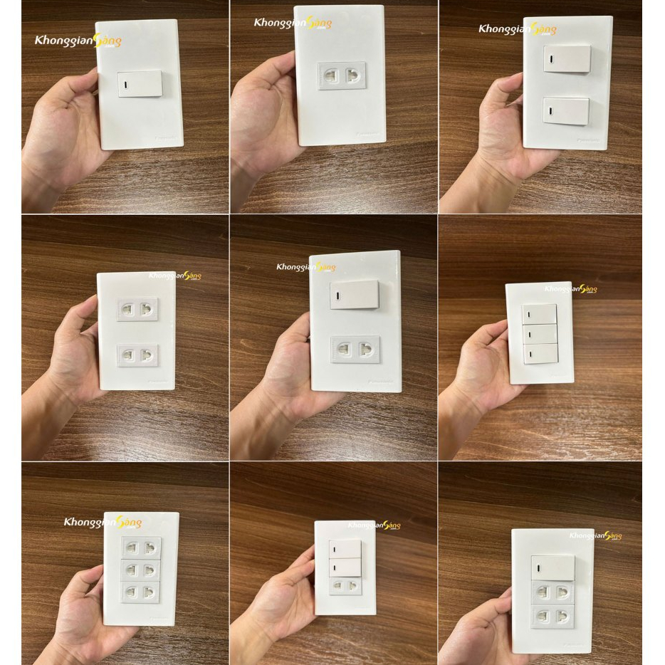 [GENUINE] Panasonic SOCKET SWITCH SIDE COMBO WIDE SERIES SNOW WHITE ...