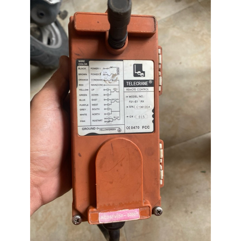 F21-E1 RX Telecrane Remote Crane Control Box - 90% New | Shopee Malaysia
