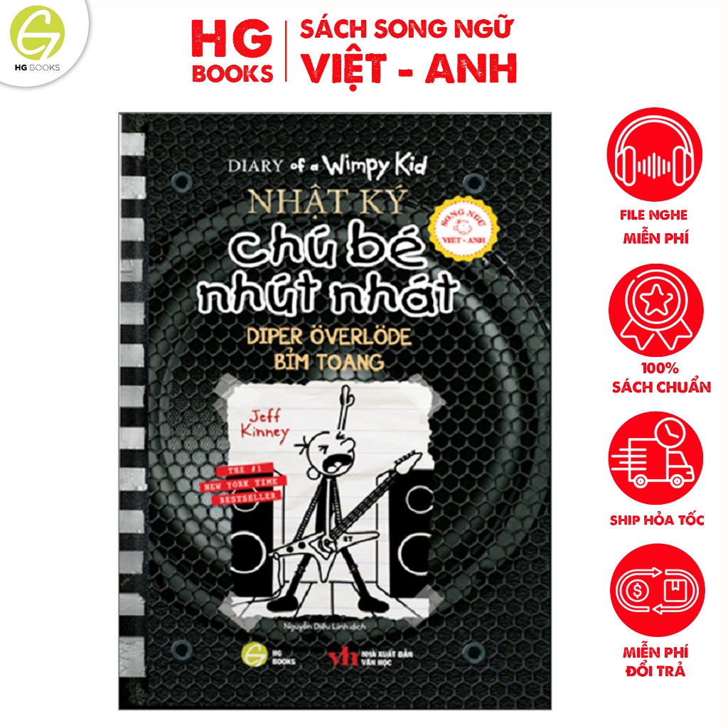 Diary of a Wimpy Kid book volume 17 Diary of a Wimpy Kid Bilingual version with audio file and ...