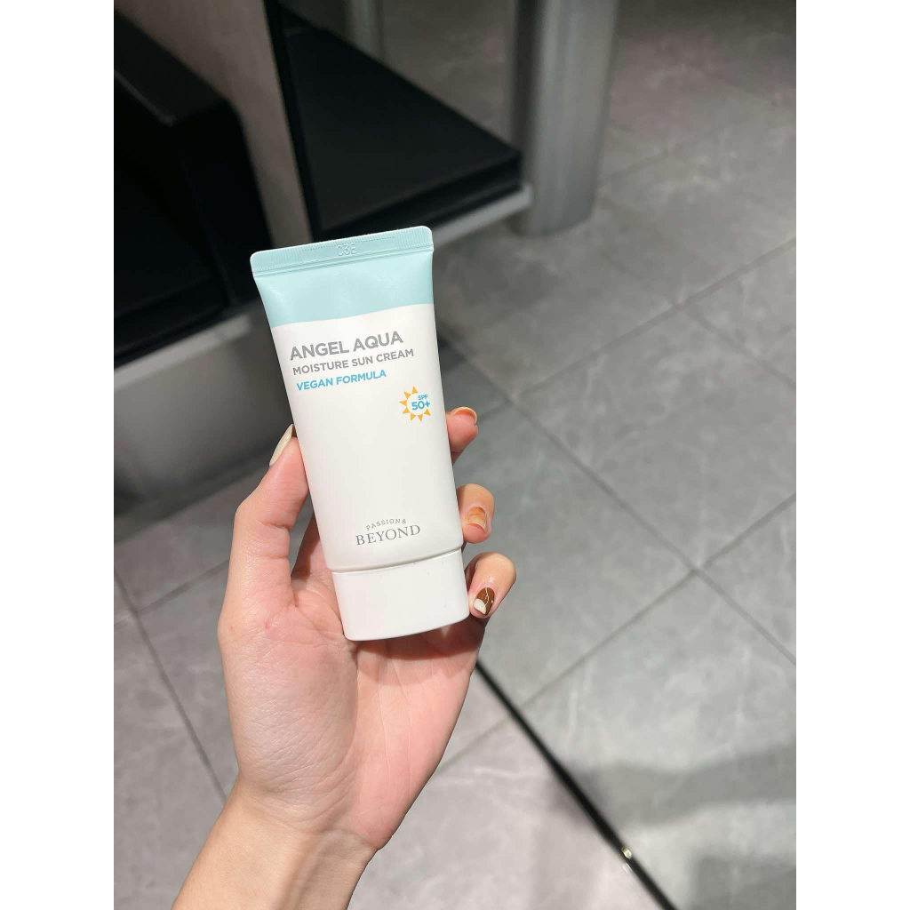 (Odd 1 tube set without peel) Angel Aqua Moisture Sun Cream BEYOND SPF 50+/PA++ 50ml | Shopee ...