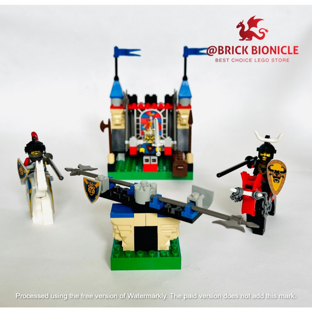 Vintage LEGO CASTLE - MIDDLE-AGED LEGO ASSEMBLY TOY - 6095 Royal Joust ...