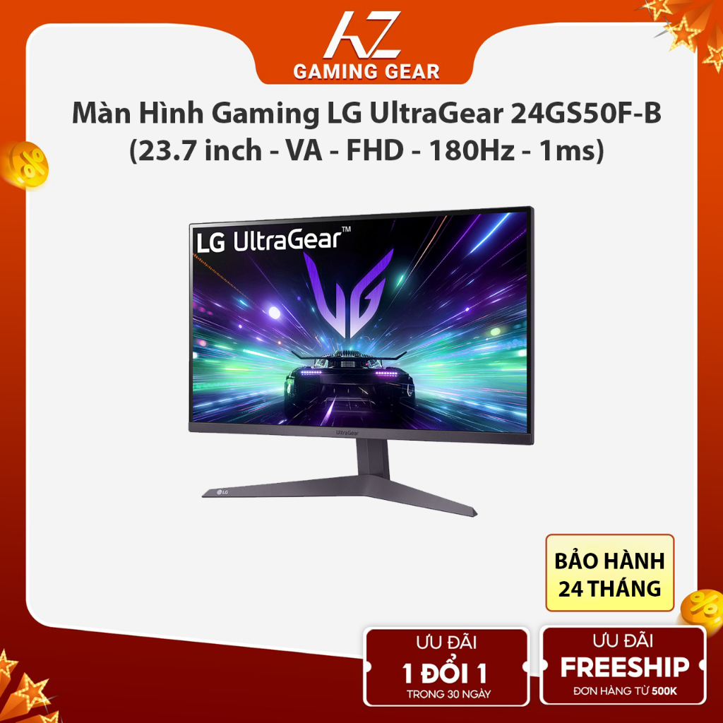 Lg UltraGear 24GS50F-B Gaming Monitor (23.7 inch - VA - FHD - 180Hz - 1ms) | Shopee Malaysia