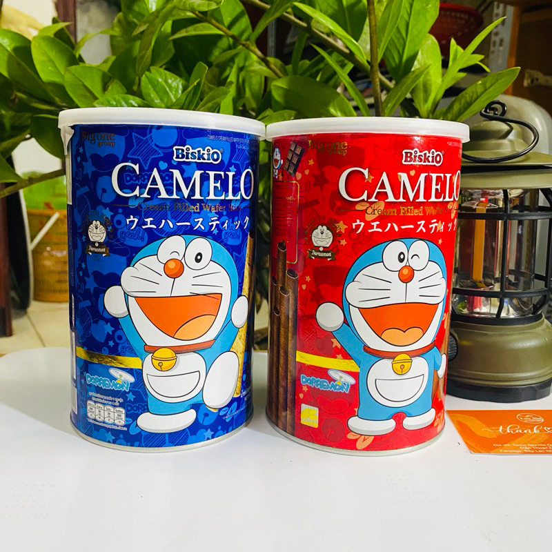Thai Camelo ice cream cone with Doremon print, 135gr box | Shopee Malaysia
