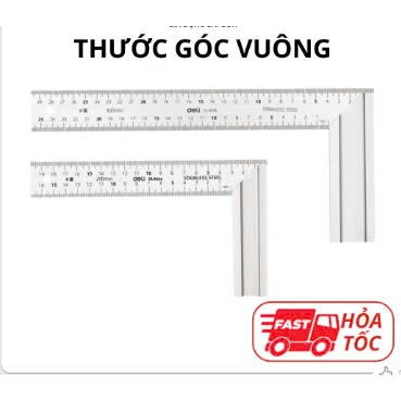 Steel ruler for measuring square angles 150 - 500mm - Stainless steel ...