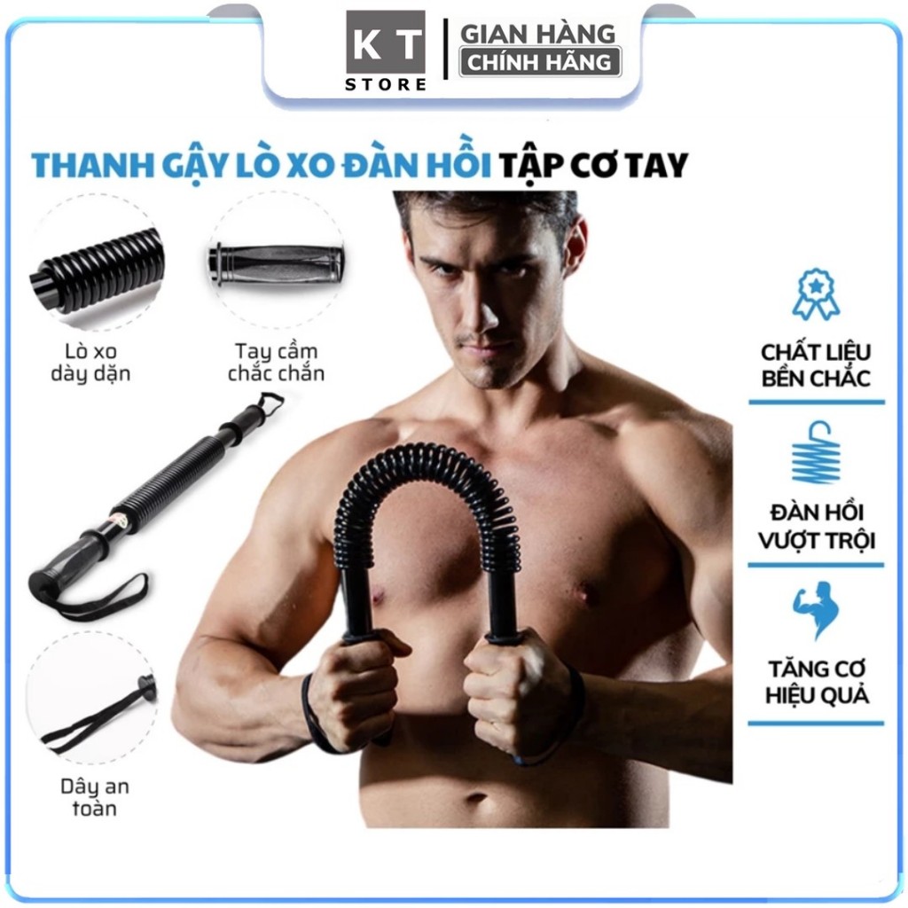XO Spring Arm Exercise Stick - 30kg Titanium Spring Bending Stick for ...