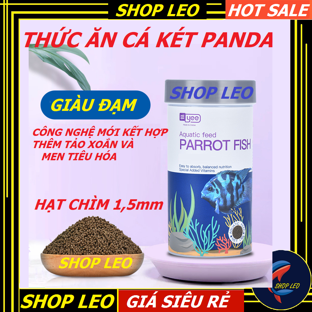 Specialized parrot fish food - panda and platinum parrot bran rich in ...