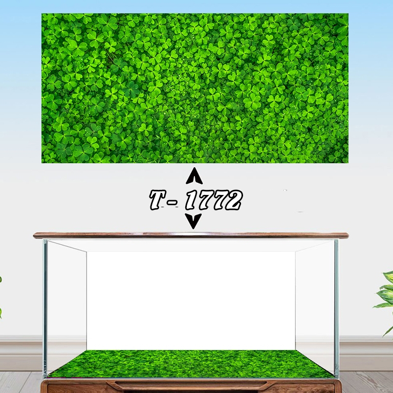 3d Painting of Grass Bottom Model Aquarium - Fish Tank Bottom Painting ...