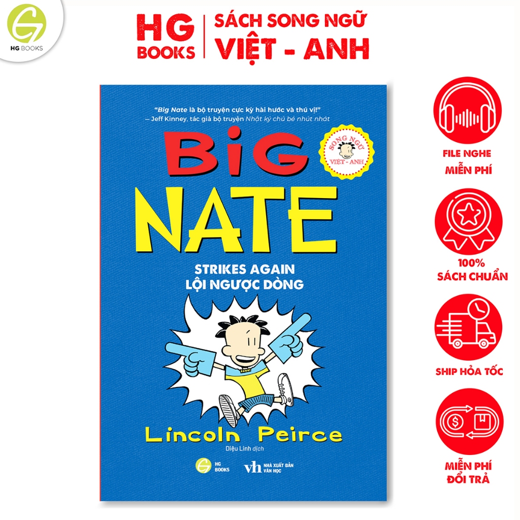 Big Nate Comics: Upside Down Bilingual and Vietnamese Versions With Listening File and ...