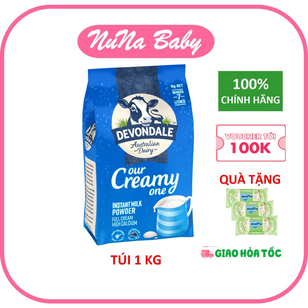Devondale Full Cream Powdered Milk 1kg bag - Imported Australian Milk ...