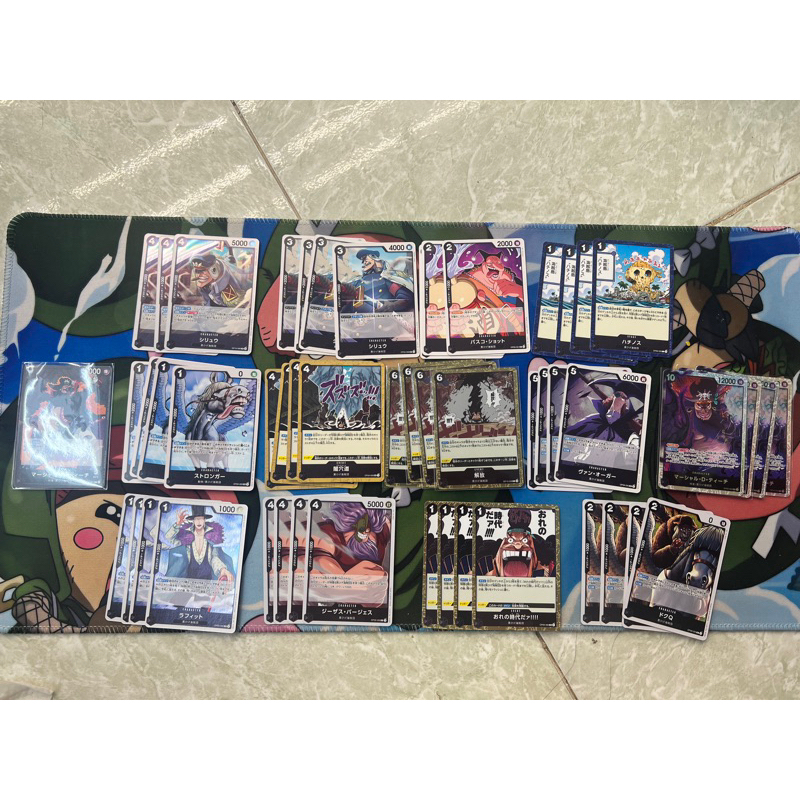 Genuine playtcg Blackbeard deck One Piece full deck | Shopee Malaysia