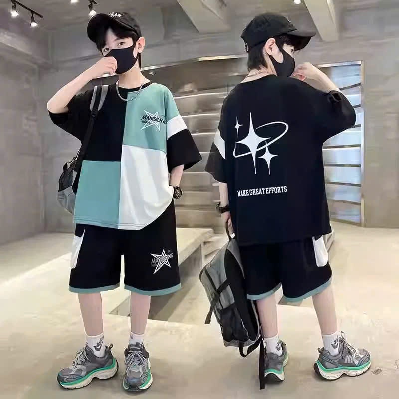 Boy's clothing set 14-52kg with WUFA pattern. Personal style design ...