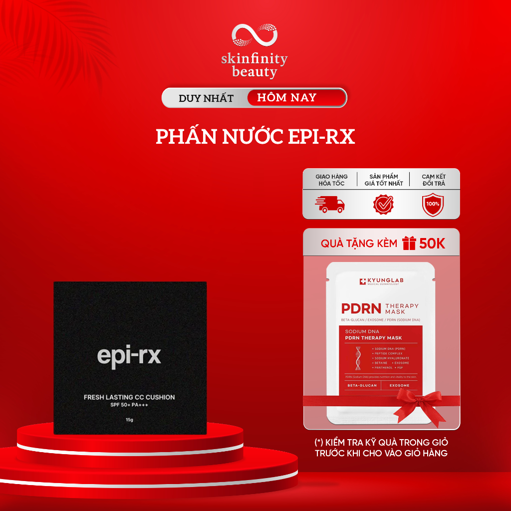 [HÀNG CÔNG TY] Phấn Nước Epi-Rx Fresh Lasting CC Cushion SPF 50+ PA ...