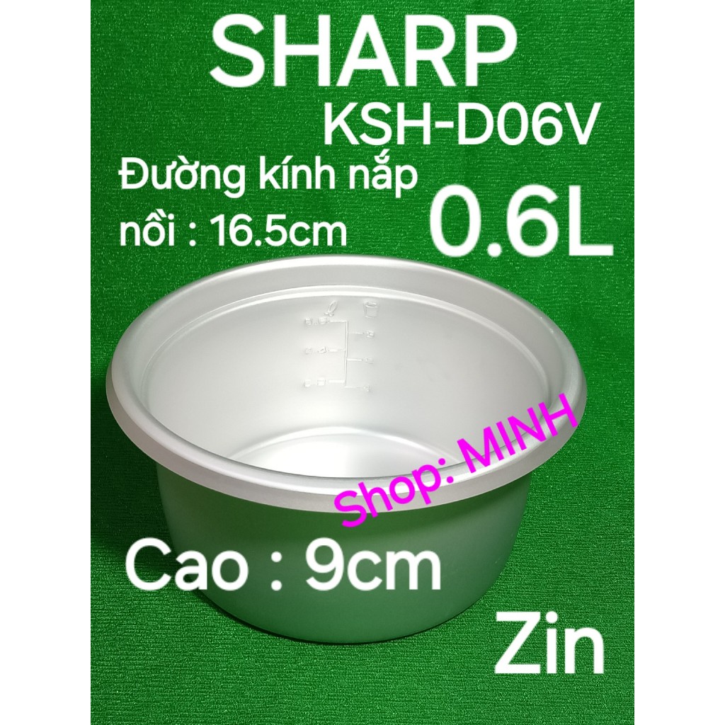 Sharp Thai rice cooker KSH-D06V 0.6L original to the machine - pot ...
