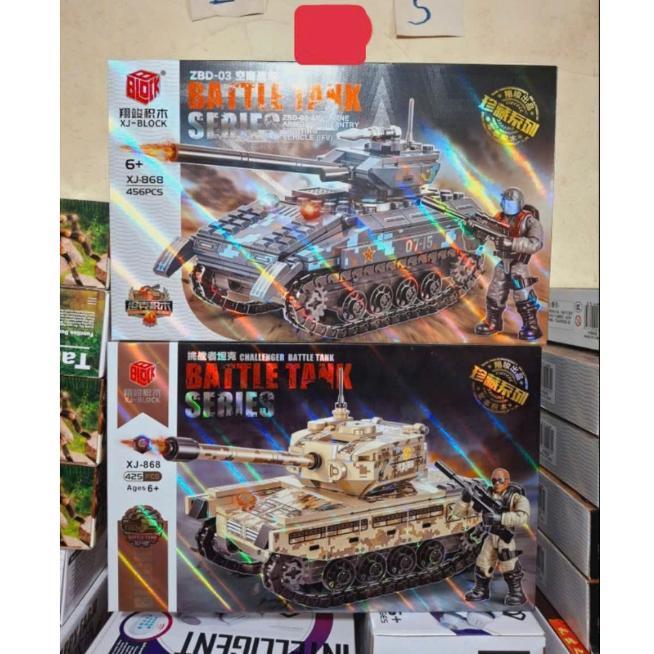 Block assembly toy Battle Tank armored Tank model | Shopee Malaysia
