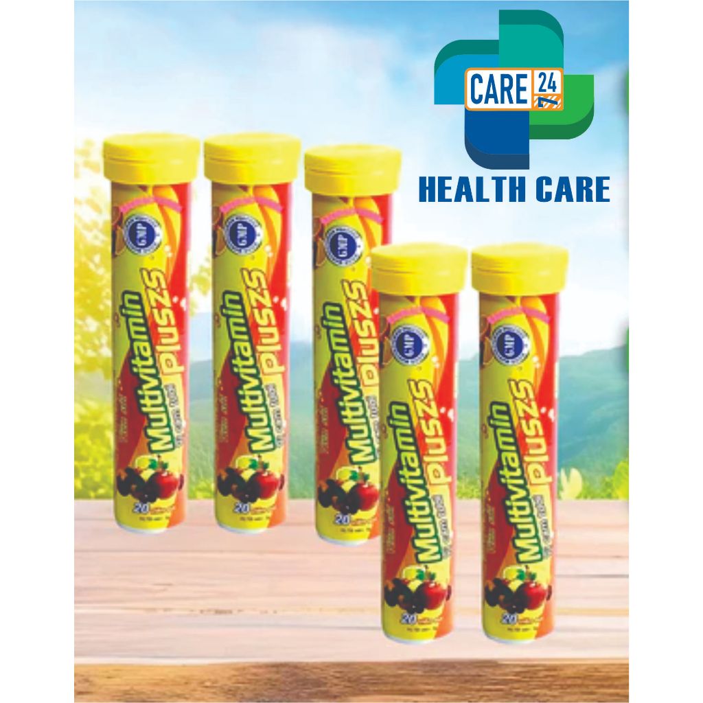 Combo of 5 Tubes of C Effervescent Multivitamin Pluszs orange 3g High ...